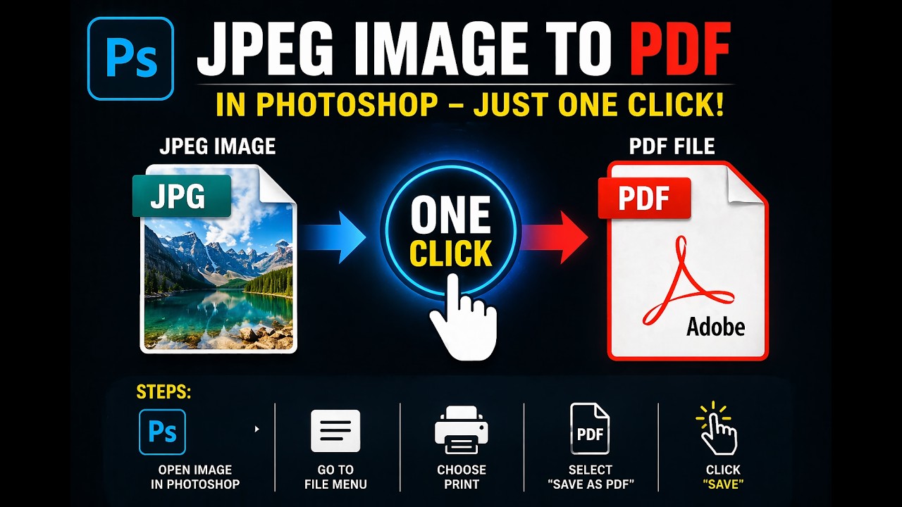 “1 Click JPG to PDF Trick 😱”