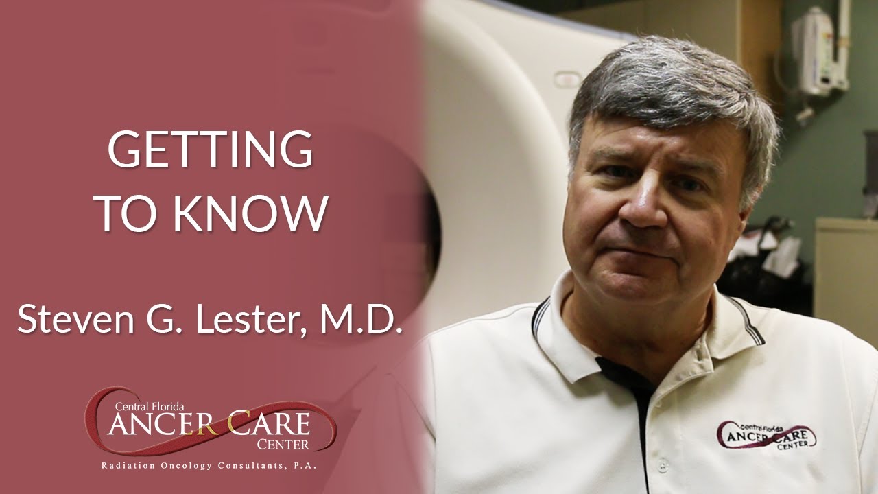 Get to Know Steven G. Lester, MD, FACRO