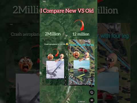 I Compare New VS Old in google map || Google Earth 🌎 #shorts #map #viral #trending #yt