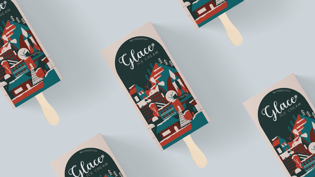 Glace |  Ice Cream Packaging Design