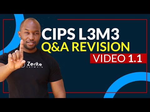 CIPS L3M3 revision Q&A (Identify types of contract and agreements)