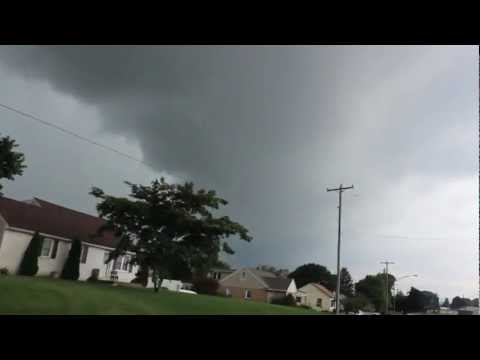 Tornado Warned Storm Greencastle PA August 26, 2012