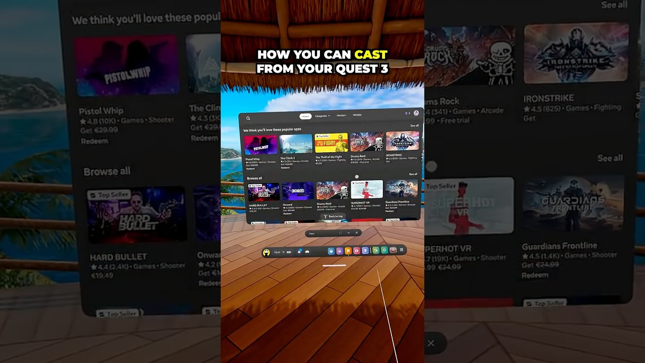 How to cast Meta Quest 3 to TV or Phone!