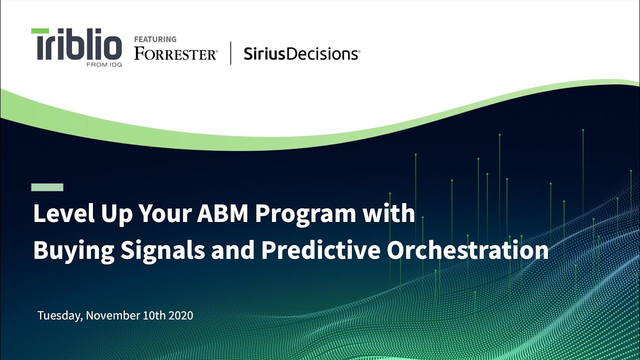 Level Up Your ABM Program with Buying Signals and Predictive Orchestration