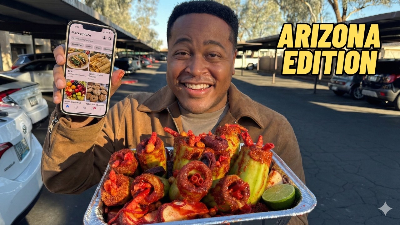 I Ate Facebook Food for the ENTIRE Day | Best Plate Gets $500 (Arizona Edition)