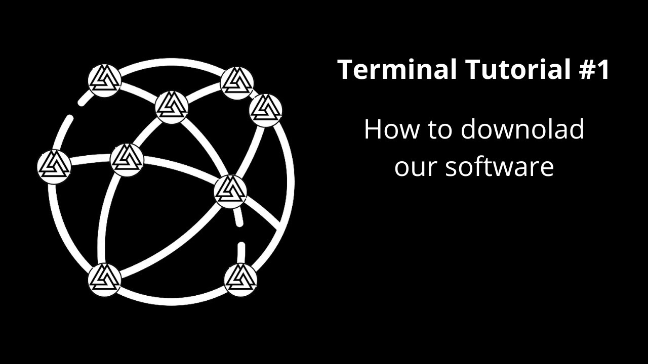 Terminal Tutorial #1 - How to download our software