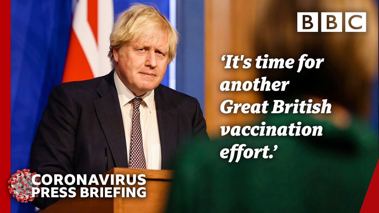 Boris Johnson sets out plan for Covid booster jabs 🇬🇧 @BBCNews live 🔴 BBC