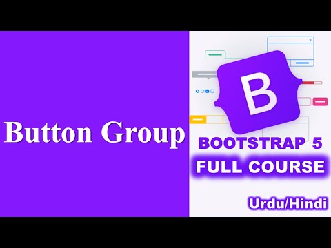 Learn Button Group in Bootstrap | Bootstrap Crash Course - Mind Luster
