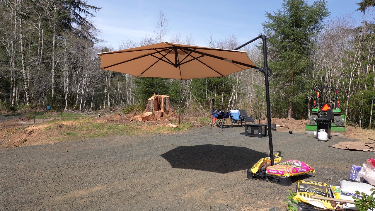 10ft Cantilever Patio Umbrella Review (Base Included!)