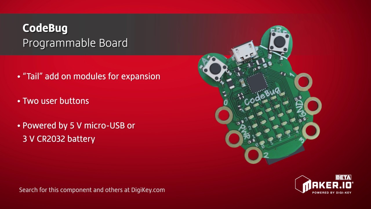 Pimoroni CodeBug Programmable Board | Maker Minute