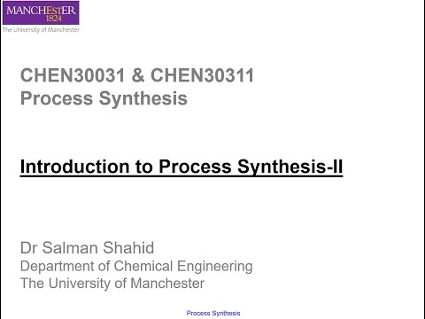 Process synthesis_Chap 01 part 3 Introduction to process synthesis II-high