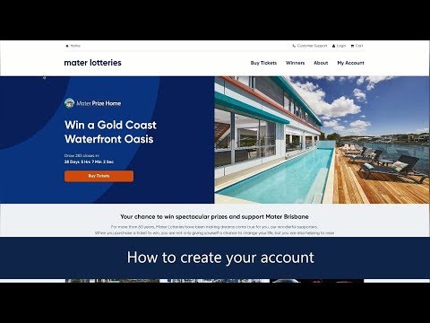 Mater Lotteries - New Website step by step login guide