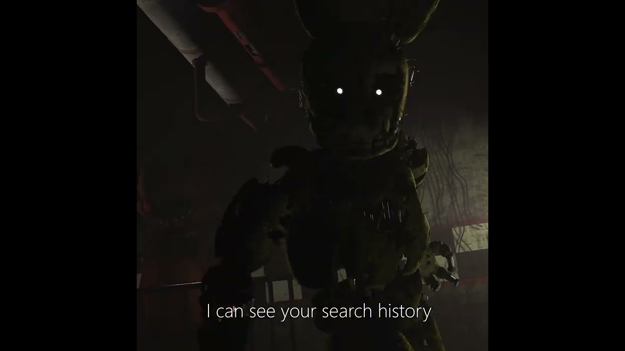 Springtrap can see Gregory's search history | FNAF Animation