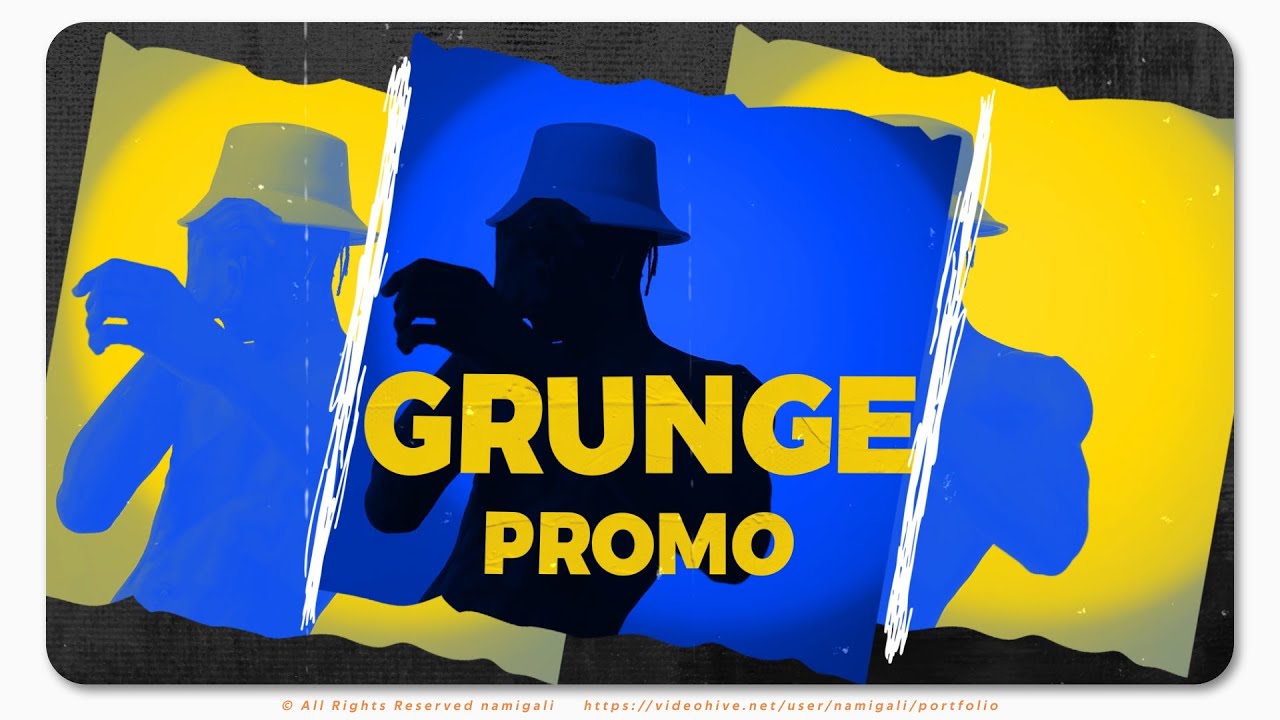 Grunge Promo | Rough & Dynamic After Effects Template