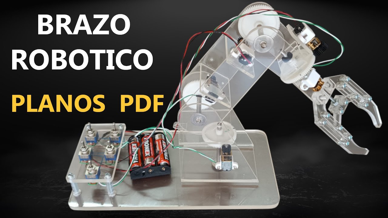 Brazo robótico casero con planos