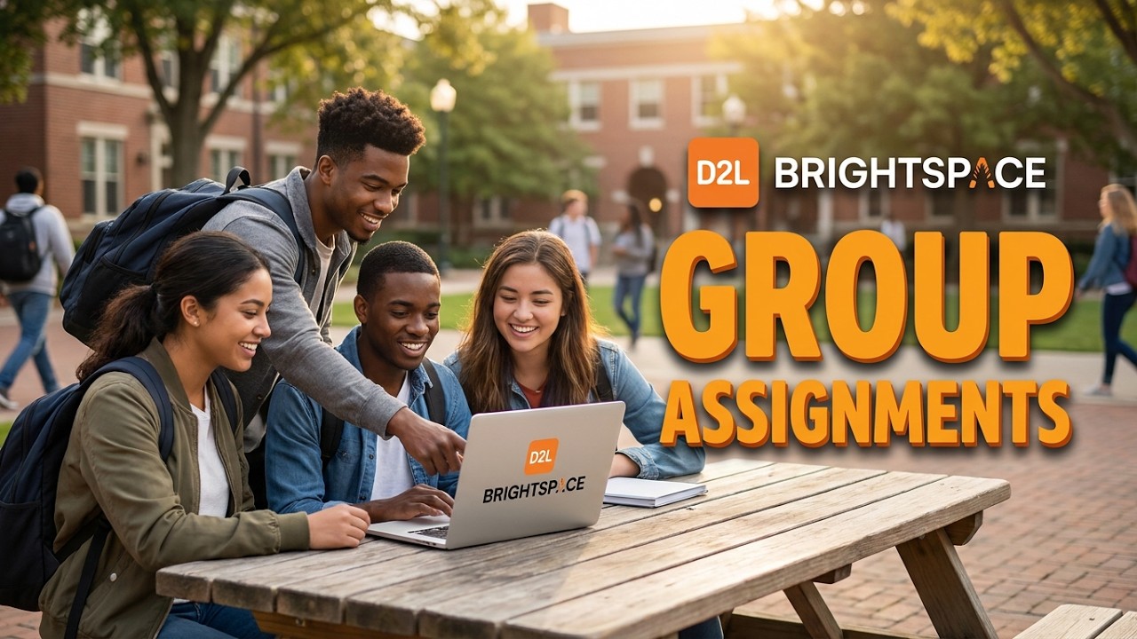 Create a Group Assignment #D2L #Brightspace