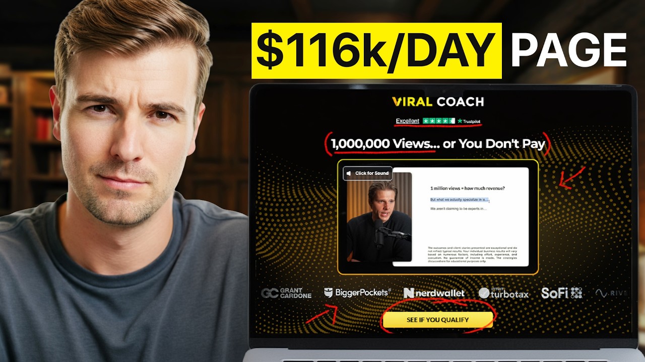 This Landing Page Makes Him $116,000/Day (Copy It)