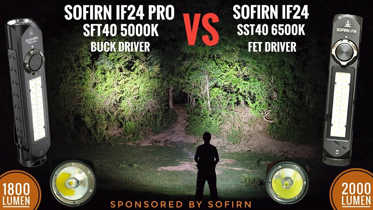 Sofirn IF24 Pro vs IF24 - 18650 Flashlights - BudgetLightForum.com