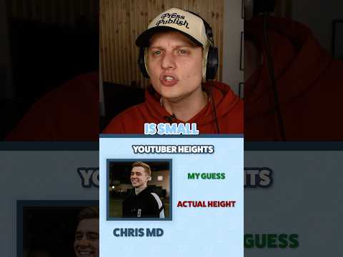 HOW TALL IS CHRIS MD?