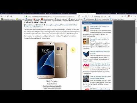 Samsung Galaxy S7 Verizon SM G930V Flash File