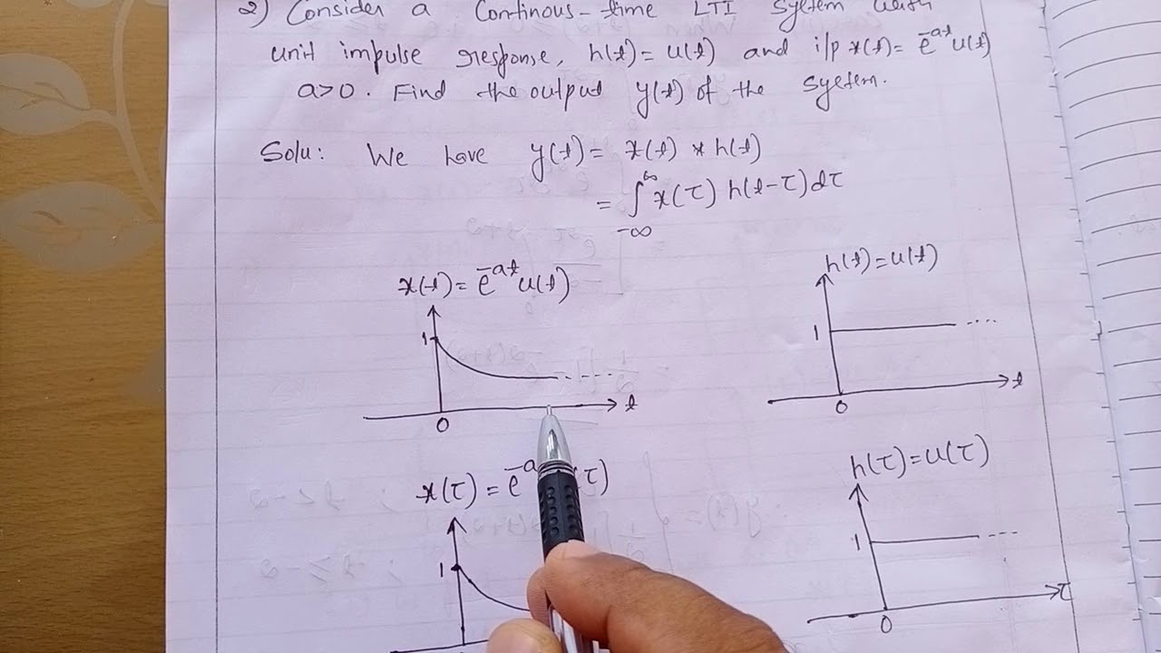 Convolution integral problem 2 part1