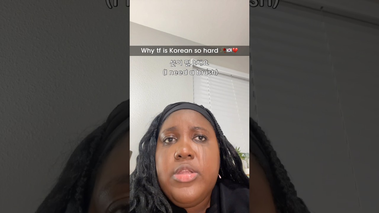 Why is Korean so hard though fr?! 😭#learnkorean #koreantiktok #lingotok #tash #LanguageLearning