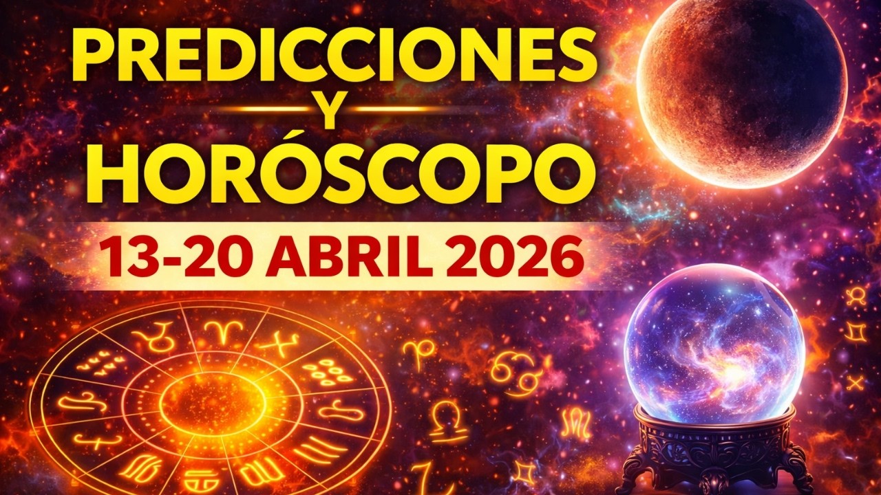 HORÓSCOPO Y PREDICCIONES DEL 13 AL 19 DE ABRIL 2025