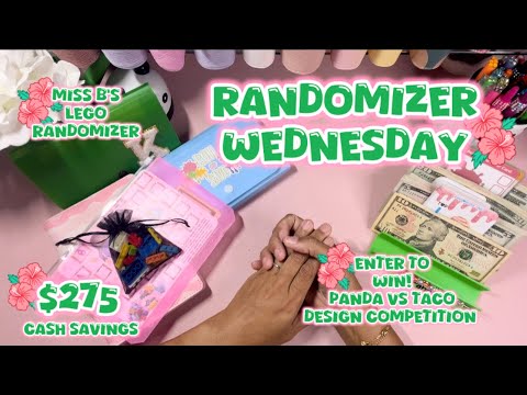 🌺🎲 Randomizer Wednesday 🎲🌺 $275 Cash Stuffing 🌺 NEW Randomizer Game Played #laidoff #unemployment