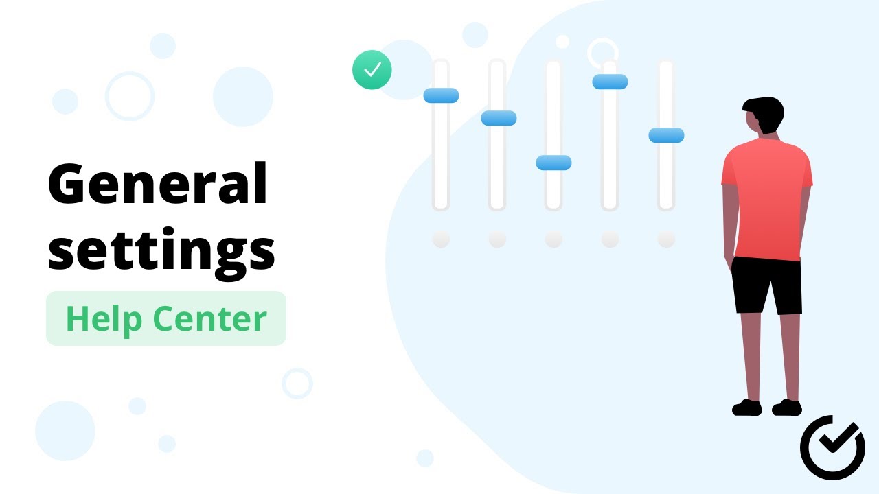 Managing the general account settings