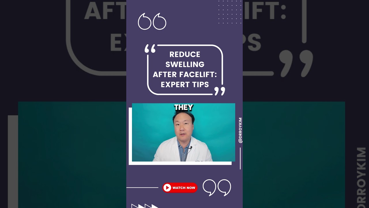 How to Reduce the Swelling After Getting a Facelift? 🤔 #recoveryjourney #facelift #plasticsurgery