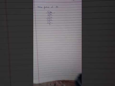 prime factors of 80 #shorts