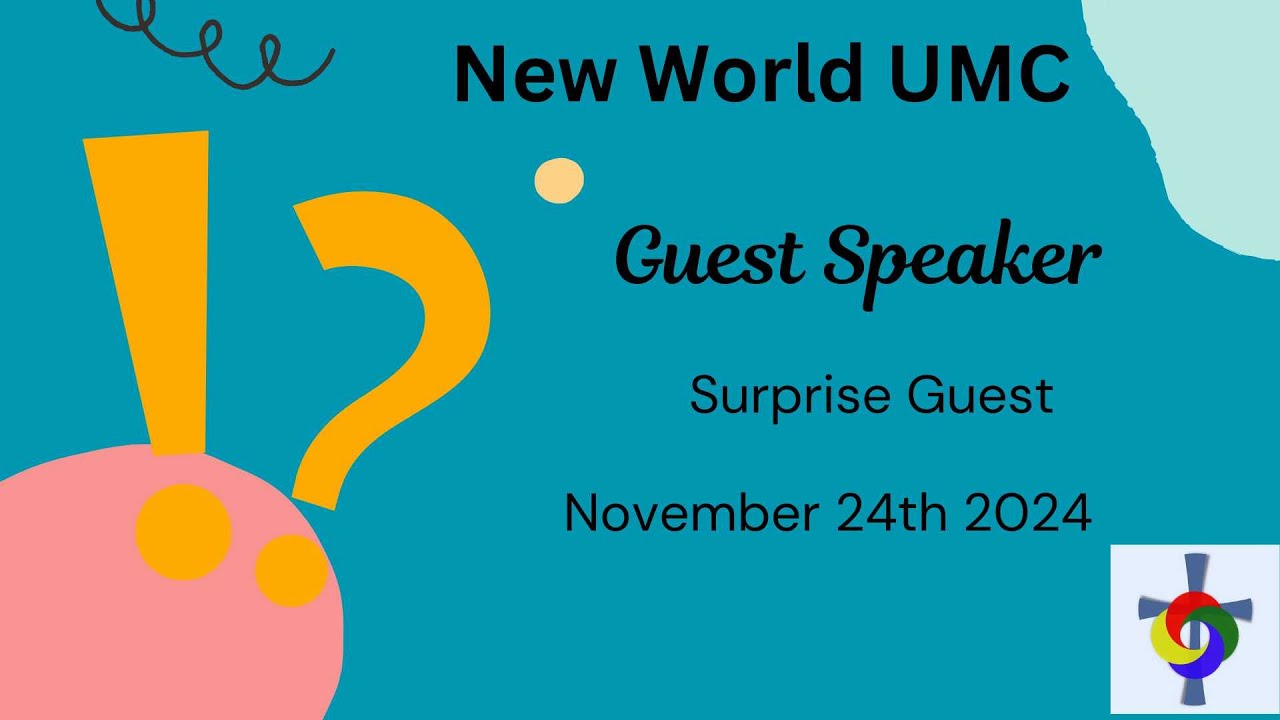 Guest Speaker - Surprise Guest.