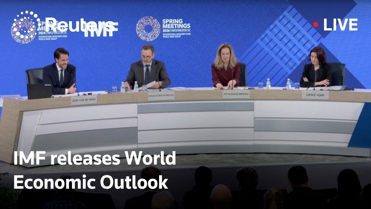 LIVE: International Monetary Fund releases World Economic Outlook