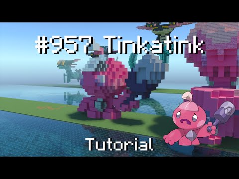 How to build a Pokémon Tinkatink in Minecraft (Tutorial)