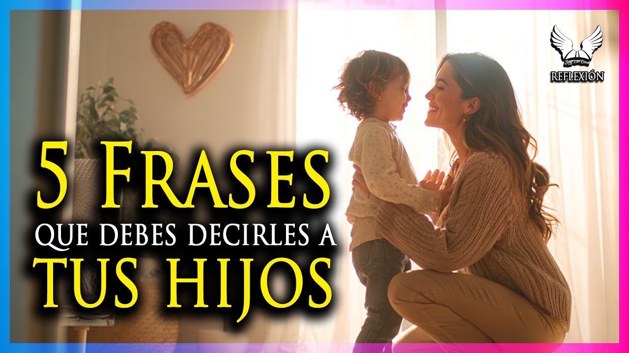 5 frases positivas y motivadoras que cambiarán la VIDA DE TUS HIJOS ¦ Reflexiones de la Vida Diarias