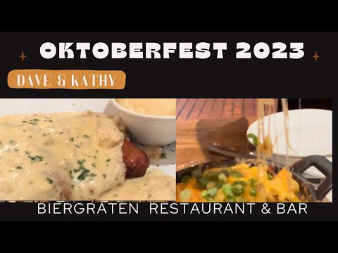 Oktoberfest in Huntington Beach, Ca. | Eating at Biergarten in Old World.