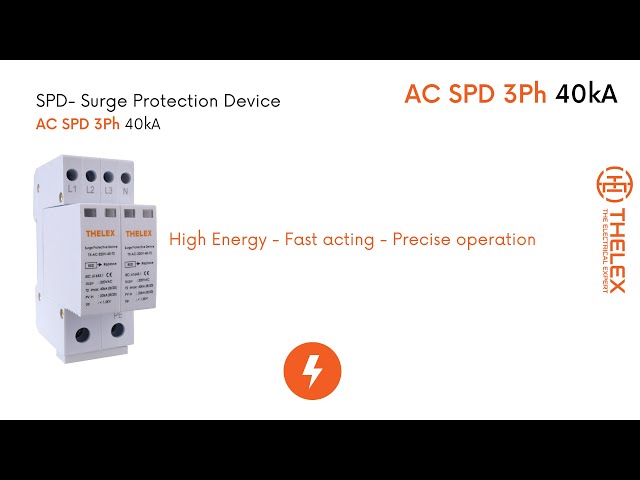 Surge Protection Device - Thelex 1000V Type-2 40kA DC SPD Trader ...