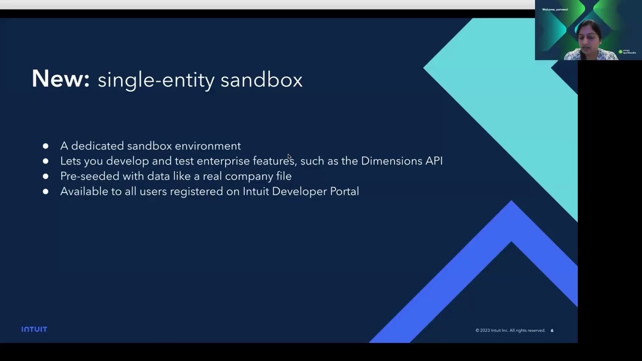 Integrate your App with Intuit Enterprise Suite Sandbox and Dimensions API
