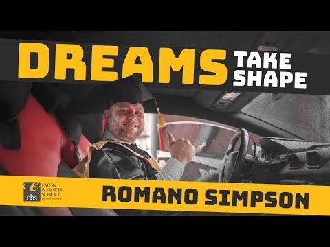 Romano Simpson's Inspiring Graduation Journey at EBS Dubai: MBA Milestone and Future Success