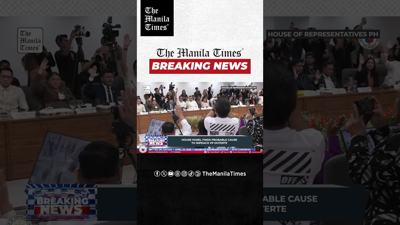 BREAKING: House panel finds probable cause to impeach VP Duterte