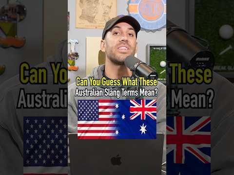 What Do These Australian Slang Terms Mean? #shorts #australia #slang #words #guessinggame #language
