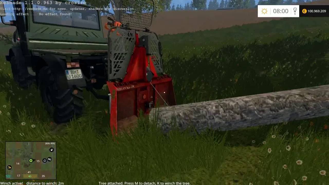 Forestry Winch - krpan winch v 1.0 BETA - FS 15