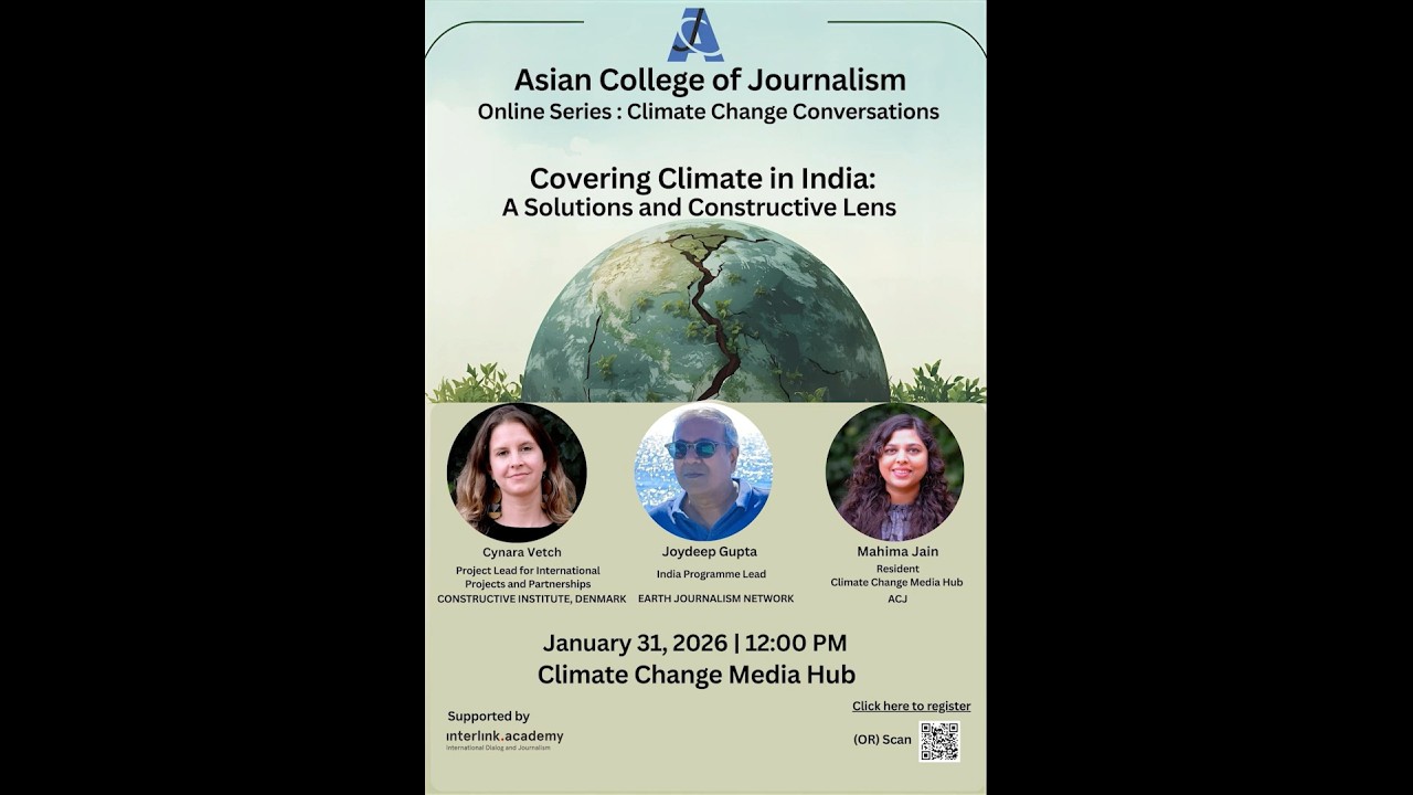 Climate Change Media Hub - Media Education Series - Climate Change Conversation #3