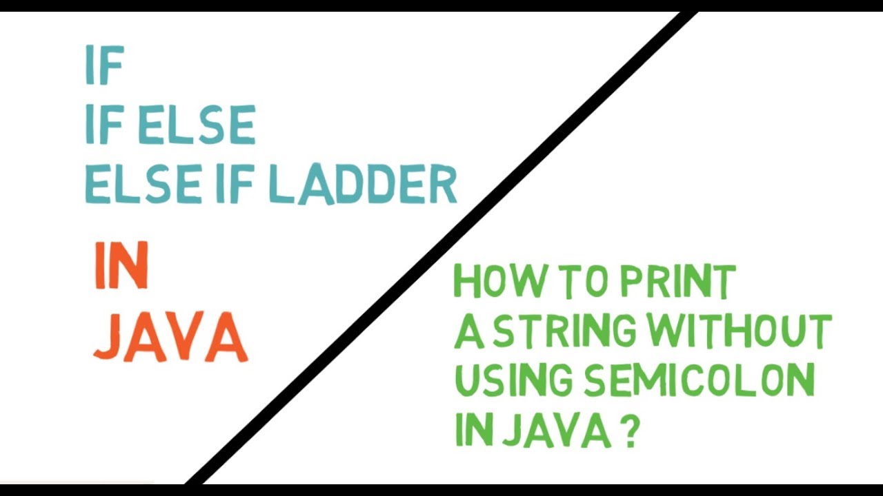14 if else in Java