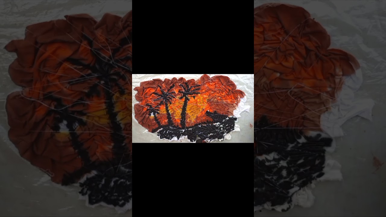 Sunset Tiedye Painting