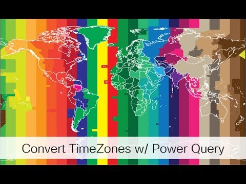 Convert Time Zones with Power Query