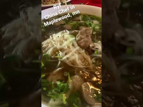 Had the best pho at China Chef in Maplewood, MN