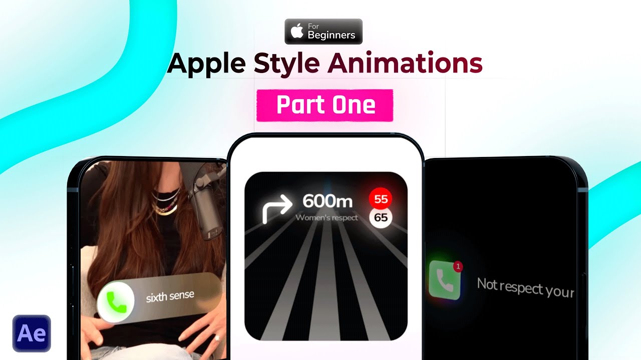 Apple style animations - after effects tutorial (part 1)