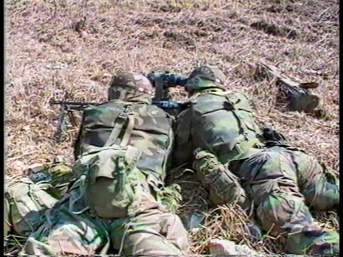 8th U.S. Army in the 90s (110): 1/503rd Infantry live fire exercise (1994)