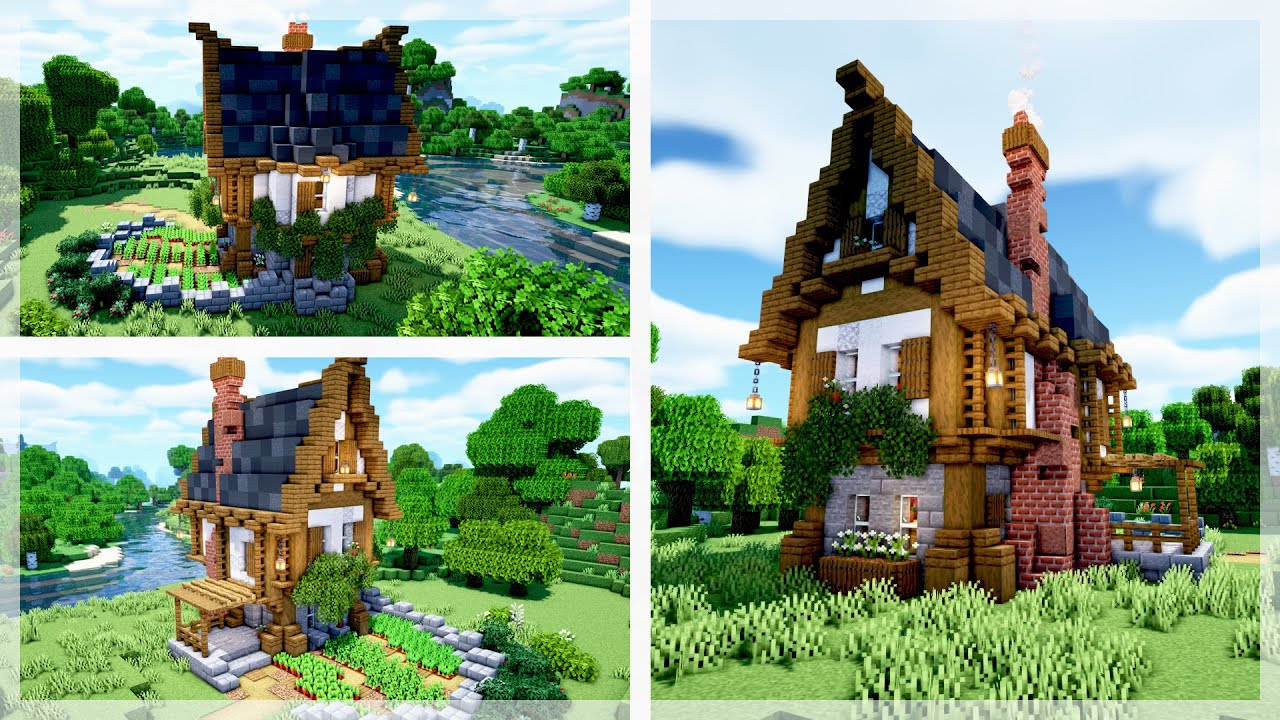 Step By Step Minecraft House Tutorial For Beginners